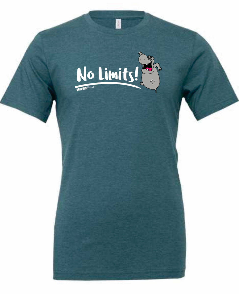 No Limits Adult Tee – Drawings By Trent